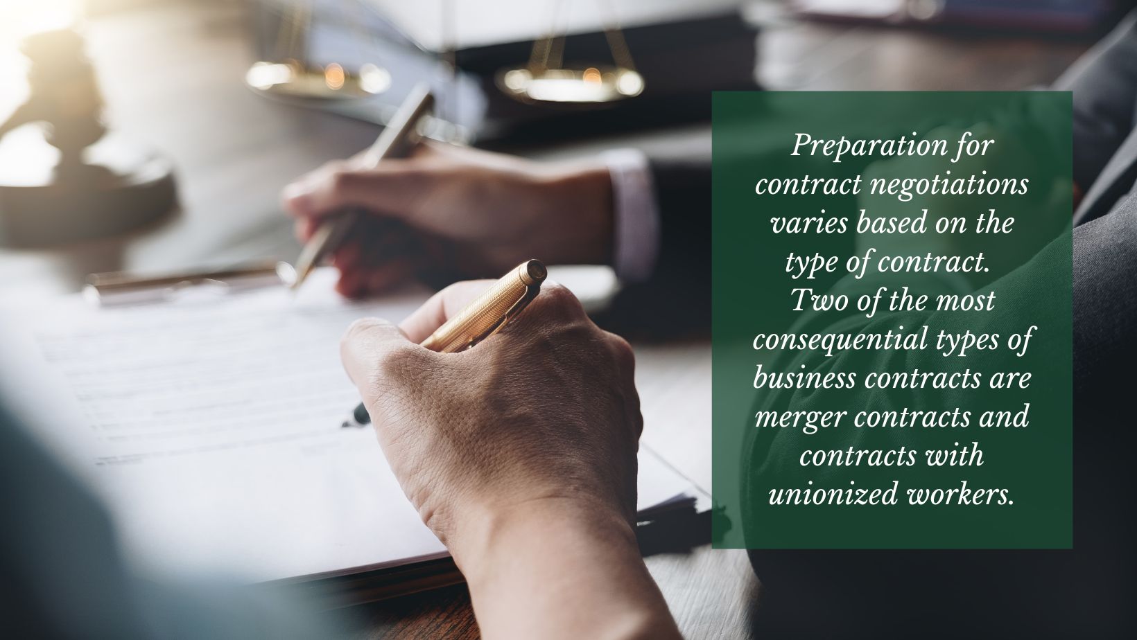 7 Tips for Preparing for Contract Negotiations - Swiecicki Muskett, LLC